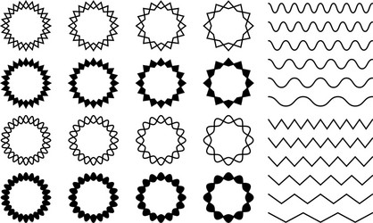 Zig Zag Circle Vector Images (over 3,400)