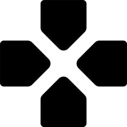 D pad icon Royalty Free Vector Image - VectorStock