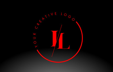 Red Circle Logo With L