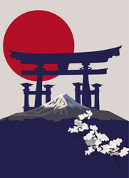 Japanese style Royalty Free Vector Image - VectorStock
