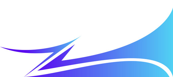 Blue curve arrow race car livery sticker design Vector Image