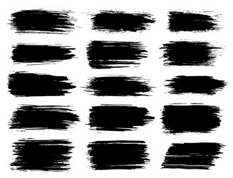 Grunge black strip Royalty Free Vector Image - VectorStock