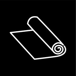 Paper roll icon Royalty Free Vector Image - VectorStock