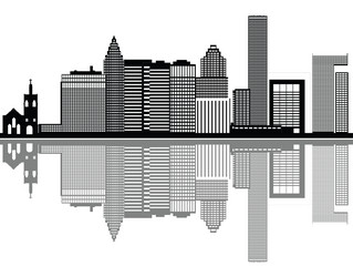 Generic City Skyline Vector Images (over 1,000)
