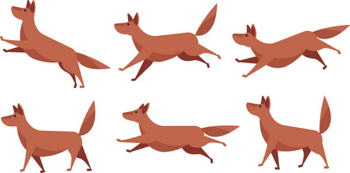 Friendly cartoon dog Royalty Free Vector Image