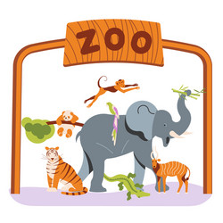 Animals Banner Wildlife Zoo Vector Images (over 7,200)