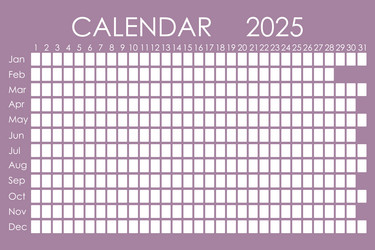 2025 calendar planner corporate week template Vector Image