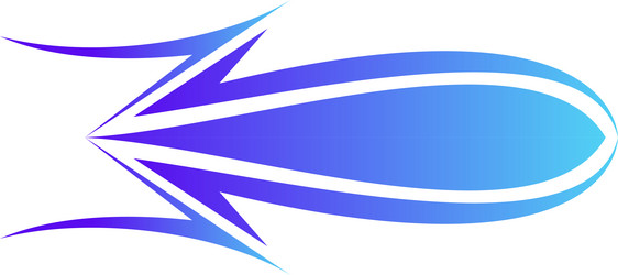 Blue curve arrow race car livery sticker design Vector Image