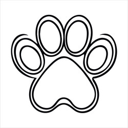 Paw Print Line Art Vector Images (over 10,000)