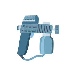 Air compressor with spray gun outline icon Vector Image
