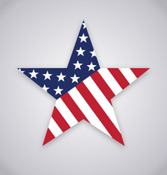 American star sign Royalty Free Vector Image - VectorStock