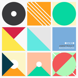 Abstract geometric pattern modern graphic design Vector Image