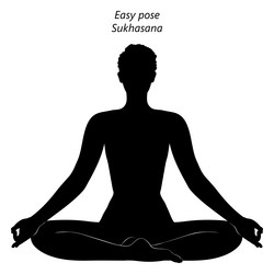 Yoga Sukhasana Pose Vector Images (over 140)