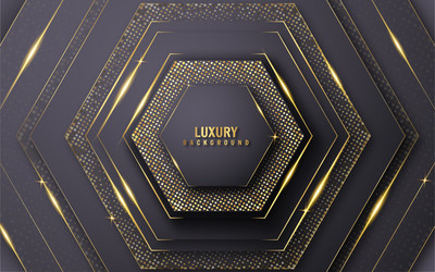 Gold Hexagon Pattern Vector Images (over 8,000)