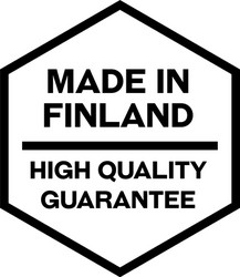 Made in finland label on white Royalty Free Vector Image