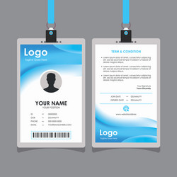 Blue Curve Id Card Vector Images (over 100)