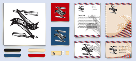 Barber Logo Razor Blade Vector Images (over 1,800)