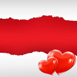 Vintage poster with red heart Royalty Free Vector Image