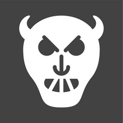 Monster horror cartoon icon imagecan also be used Vector Image