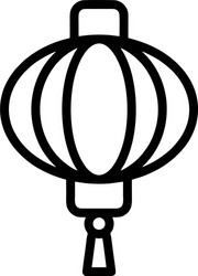 Lampion icon design templates Royalty Free Vector Image