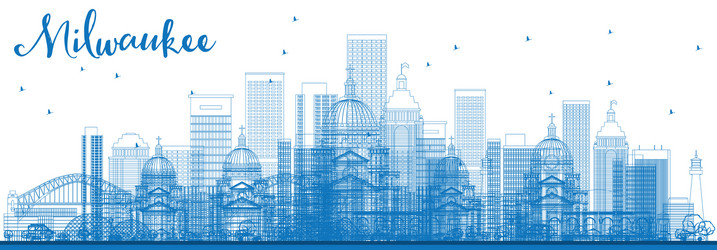 Milwaukee Skyline Vector Images (over 150)