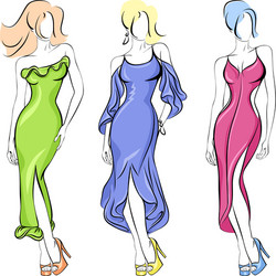 Top model Royalty Free Vector Image - VectorStock