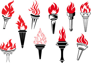 Flames Heraldry Vector Images (over 350)