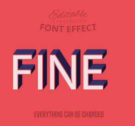 Candy text editable font effect Royalty Free Vector Image