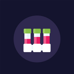 Complete blood count icon - testing of blood cells