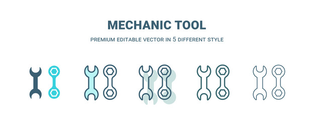 Breath control icon in 5 different style outline Vector Image