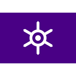 Flag tokyo in japan Royalty Free Vector Image - VectorStock