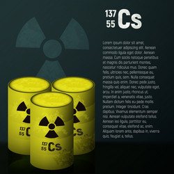 A barrel of toxic radioactive waste container Vector Image