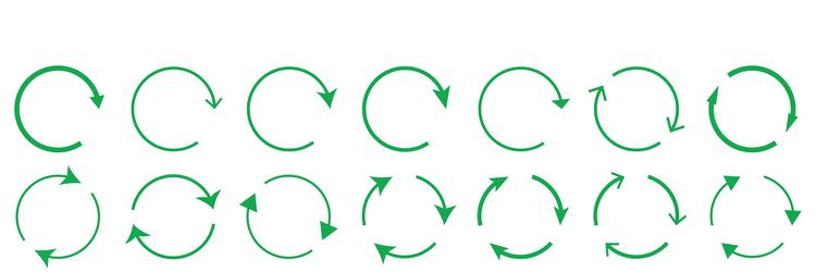 Green update icon Royalty Free Vector Image - VectorStock