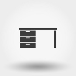 Table workplace Royalty Free Vector Image - VectorStock