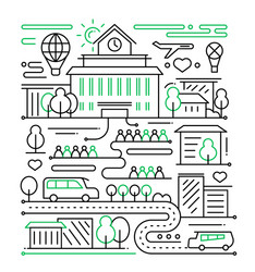 Composition quick guide Royalty Free Vector Image