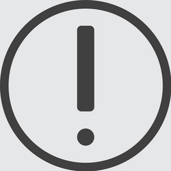 Pause interruption symbol sign isolate on white Vector Image