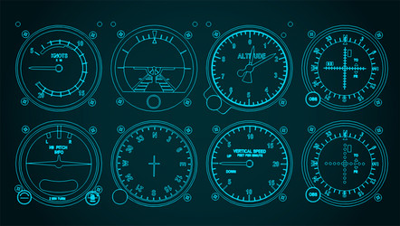 Machine control panel Royalty Free Vector Image