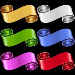 Ribbon frame set Royalty Free Vector Image - VectorStock