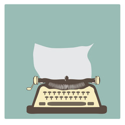 Typewriter Royalty Free Vector Image - VectorStock