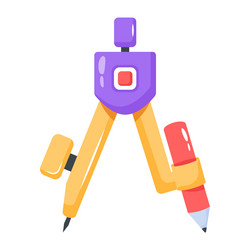 Math compass Royalty Free Vector Image - VectorStock