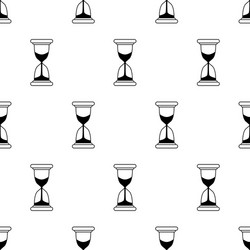Hourglass seamless pattern line cool new glass Vector Image