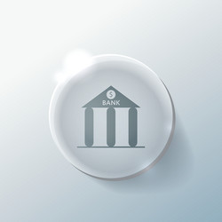 Bank building Royalty Free Vector Image - VectorStock