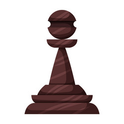 Chess game outline iconoutline Royalty Free Vector Image
