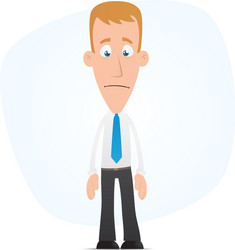 Depression frustration and loneliness cartoon Vector Image