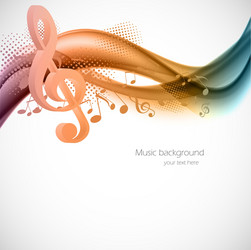 Colorful music background Royalty Free Vector Image