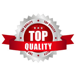 Quality buttons 2 Royalty Free Vector Image - VectorStock