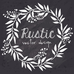 Rustic design Royalty Free Vector Image - VectorStock