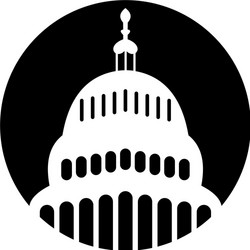 Capitol dome logo dome logo Royalty Free Vector Image