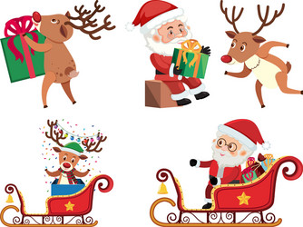 Christmas Reindeer Clipart Vector Images (over 2,600)