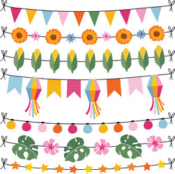 Summer String Lights Clipart